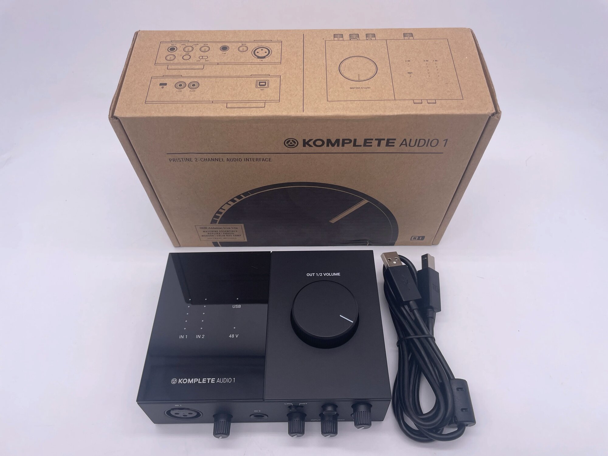 NI KOMPLETE AUDIO 1 2-канальный аудио интерфейс