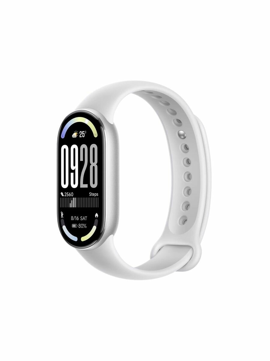 Фитнес-браслет Xiaomi Smart Band 10 / AMOLED / 5 АТМ / серебристый