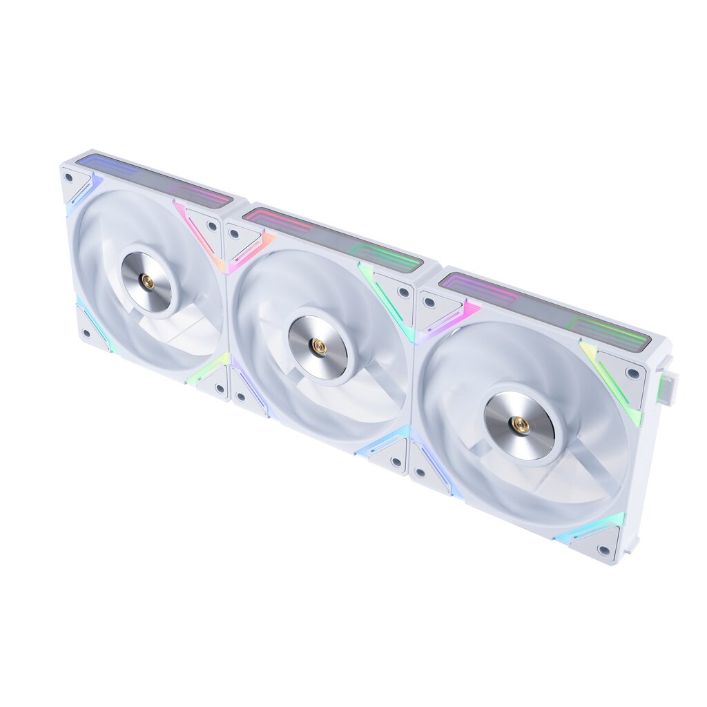 Комплект вентиляторов (3 шт.) 1STPLAYER XF7 White / 120mm ARGB 3pin 5V PWM 4pin 12V 600-2000rpm 56.8cfm 33.12dBA