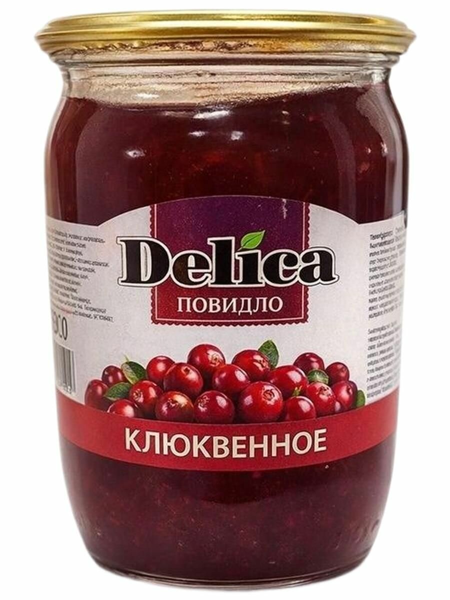 Повидло Клюквенное столовое 600 грамм 6 банок