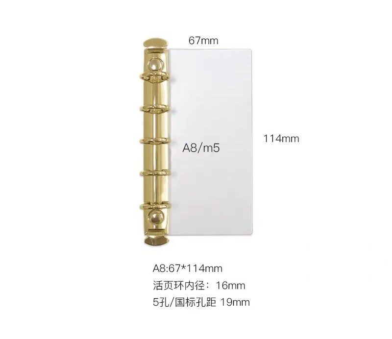 Металлический скоросшиватель 6 отверстий