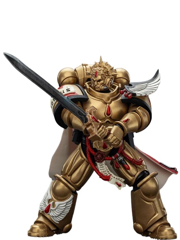 GAEA Blood Angels Captain with Heavy Bolt Pistol & Power Sword Warhammer 40K Подвижная фигурка 1/18 nодаpок коллекция игрушек