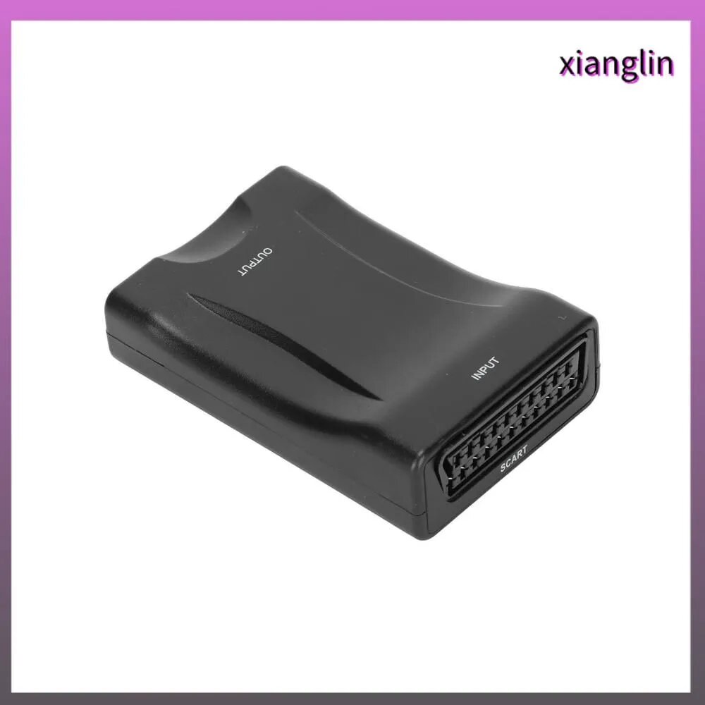 SCART к HDMI адаптер для DVD и ТВ, поддержка 1080P, конвертер