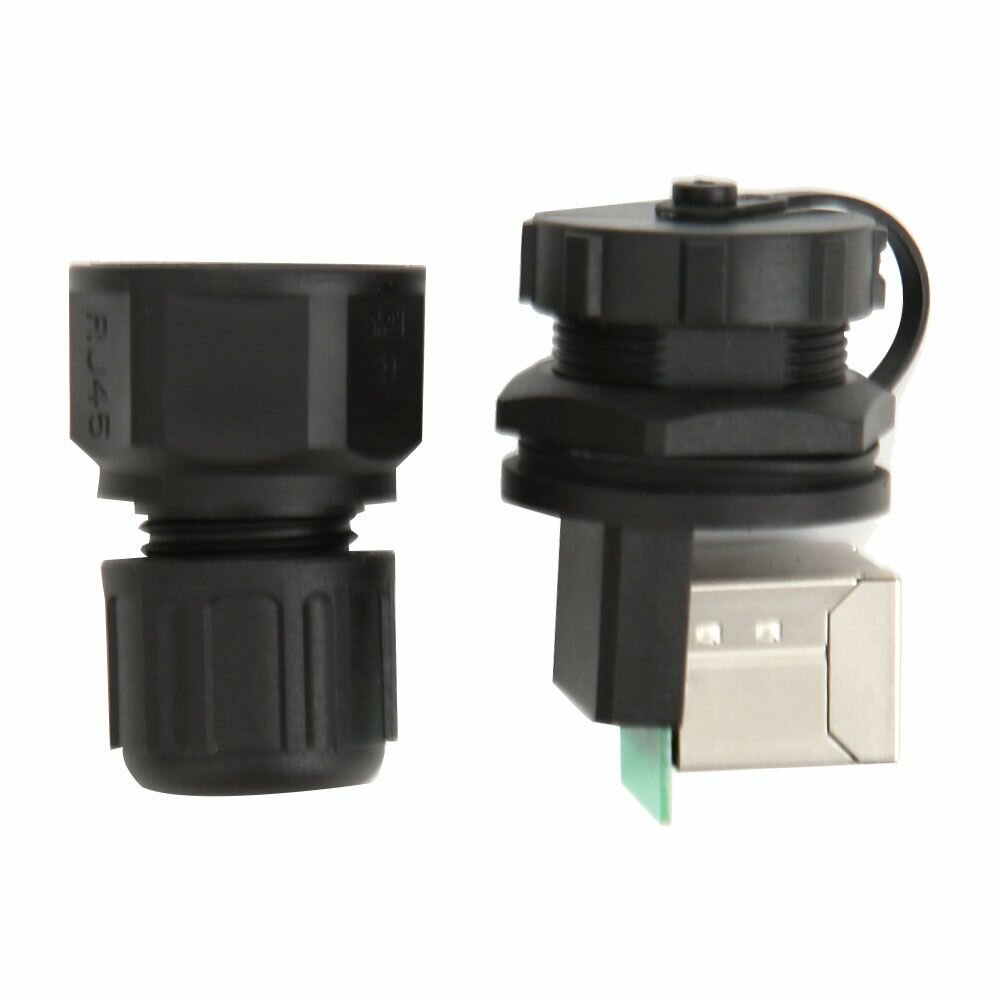 TICFOX 90 угловой RJ45, 8-контактный, IP67, водонепроницаемая панель