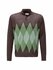 Рубашка Ballantyne Argyle-pattern polo shirt, размер 46, brown