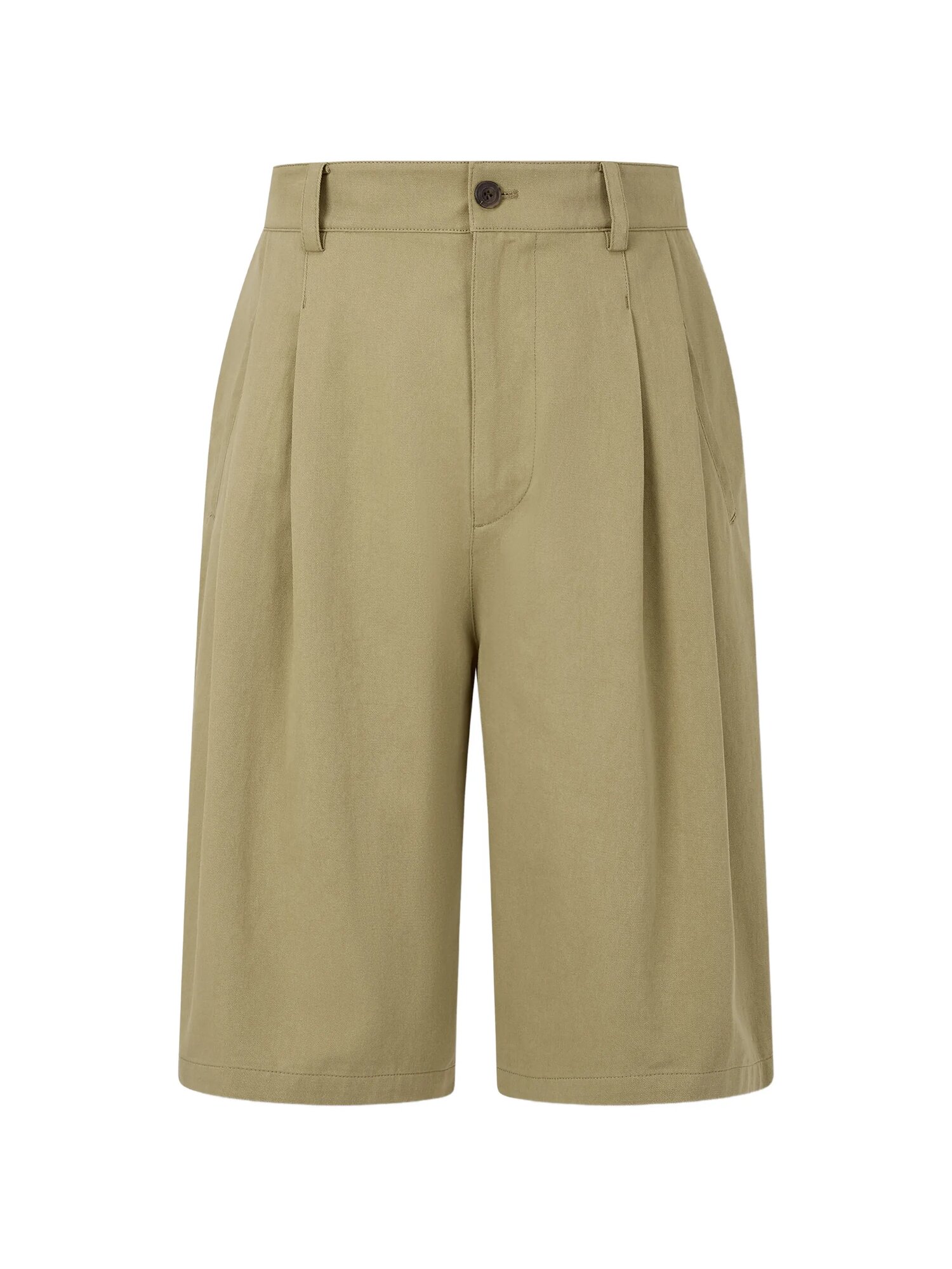 Шорты Pleated cotton tailored shorts