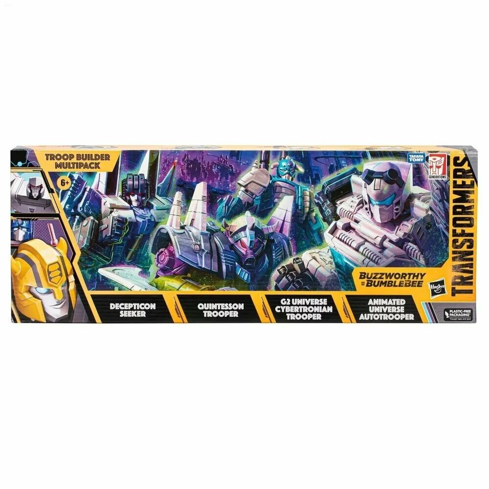 Трансформеры игрушки Troop Builder Multipack Transformers Buzzworthy Bumblebee Legacy: Evolution — фото 1