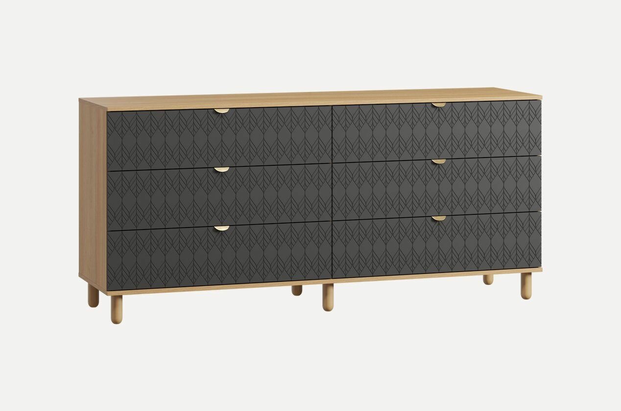 Комод Теджонс, divan.ru, 185x85 Лист Графитовый