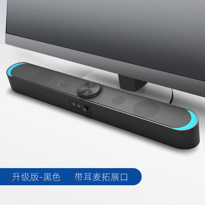 Компьютерная проводная Bluetooth-колонка с встроенным настольным микрофоном, мини-колонка с USB-подключением