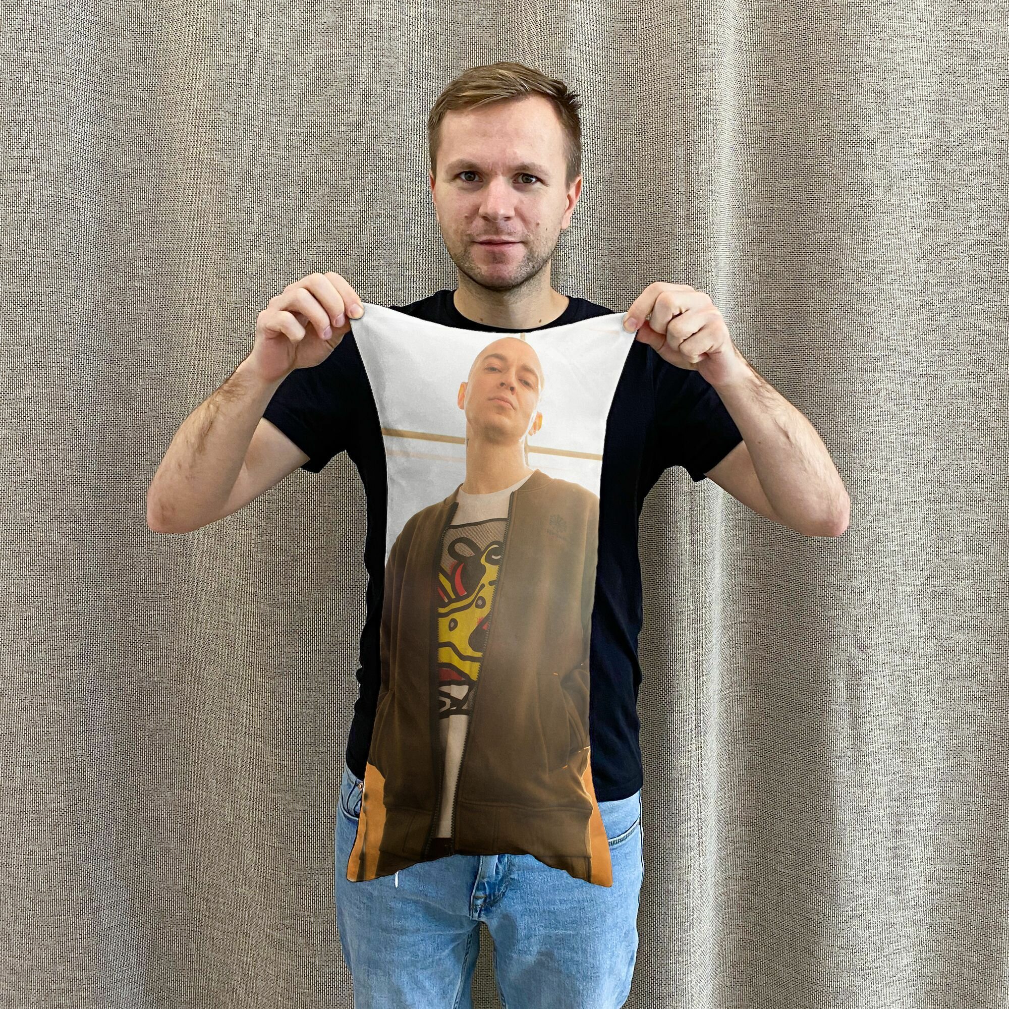 Подушка дакимакура Oxxxymiron / Оксимирон 30x60 см
