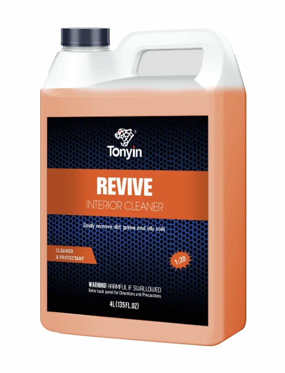 TM01 Очиститель салона REVIVE INTERIOR CLEANER TONYIN, 4 л.