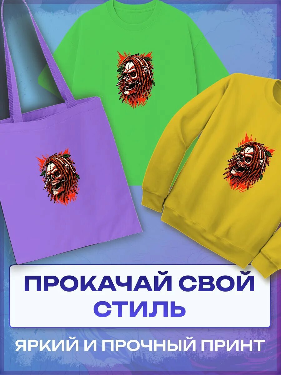 Термонаклейка skeleton — фото 1