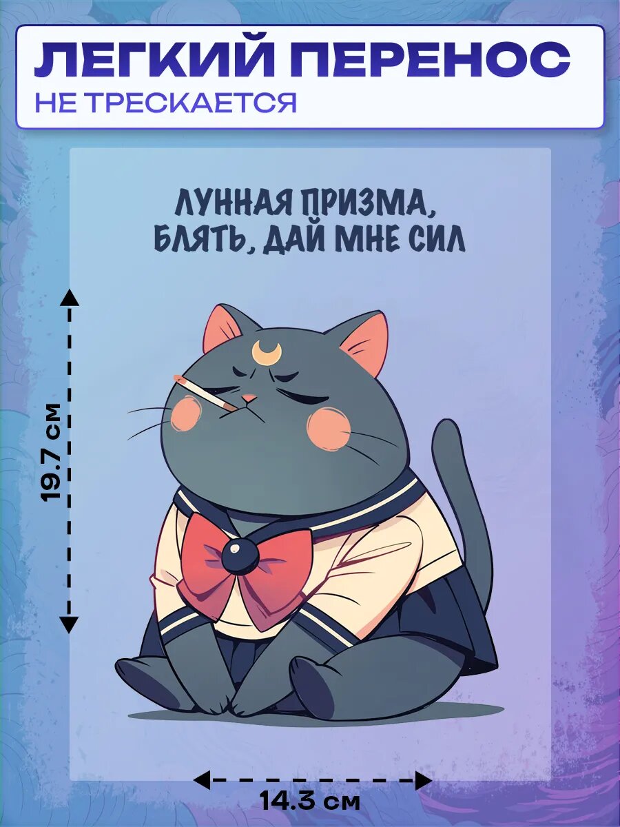 Термонаклейка Котик — фото 1