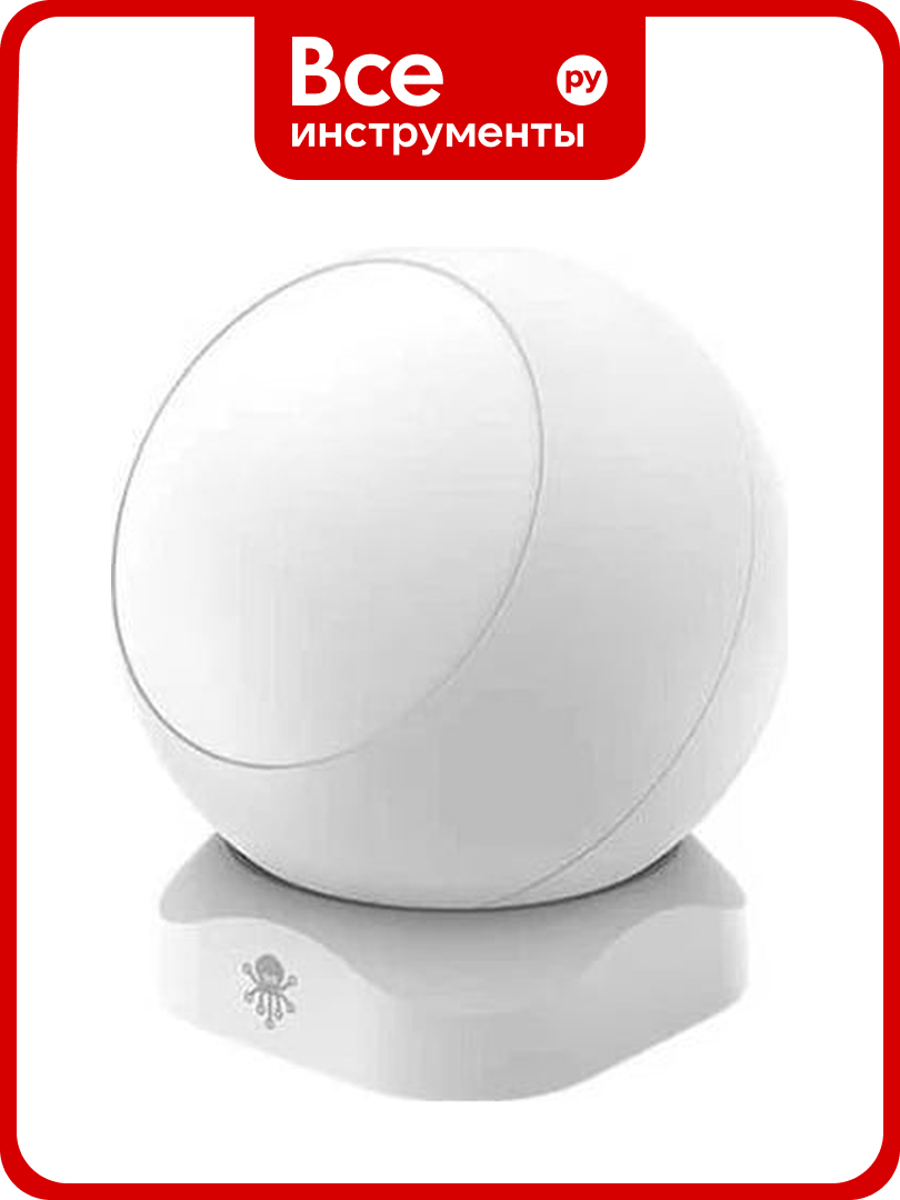 Беспроводной датчик движения Zigbee белый LS-SMI-01ZBWH с углом обзора 90°, дальностью действия 8 м и настенно-потолочны