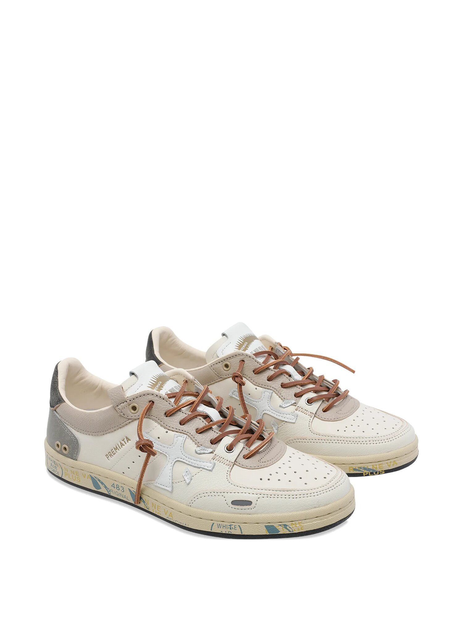 Кроссовки PREMIATA Bskt Clay sneakers, размер 44 EU, белый — фото 1