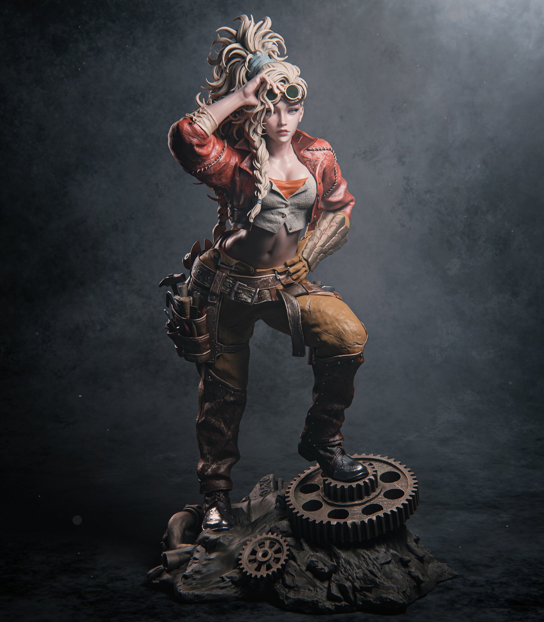 Сборная модель Gemma (Monster Hunter), 300мм (без базы), 1/6 для покраски
