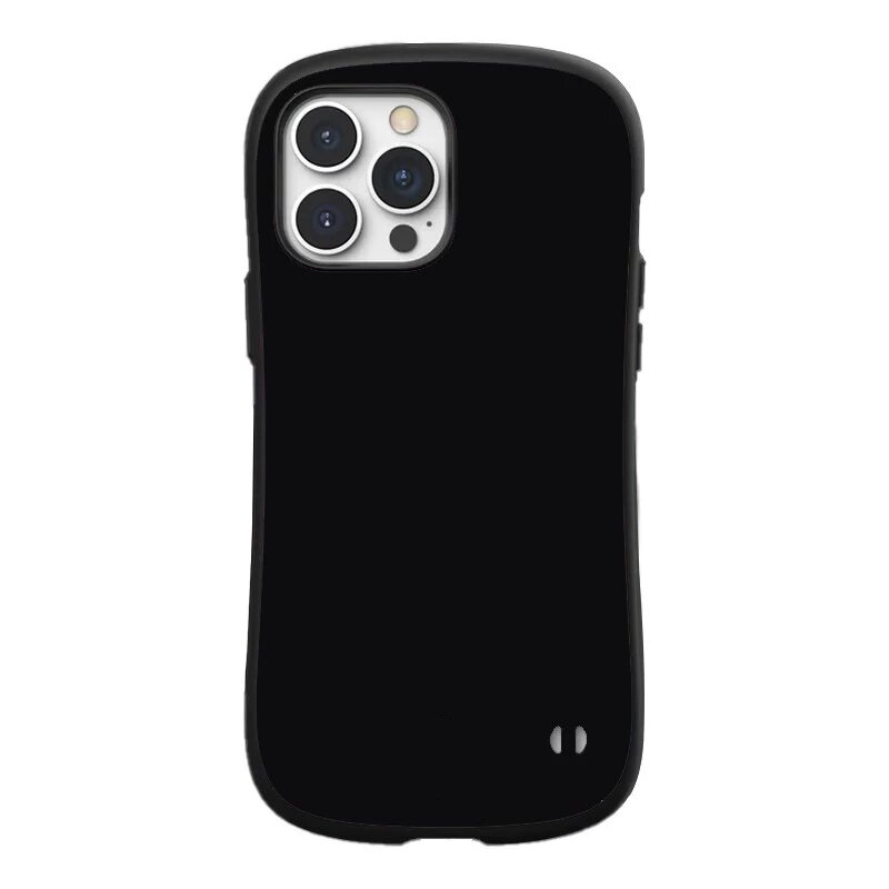 IPhone 15 Plus матовый силиконовый чехол, матовый черный