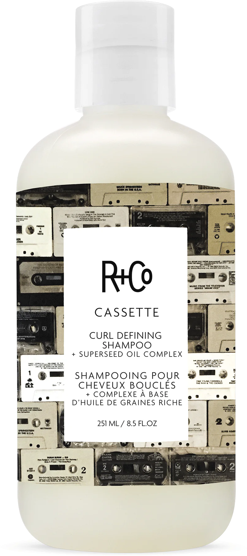 R+Co Кассета шампунь для вьющихся волос с комплексом масел Cassette curl shampoo 90 шт.
