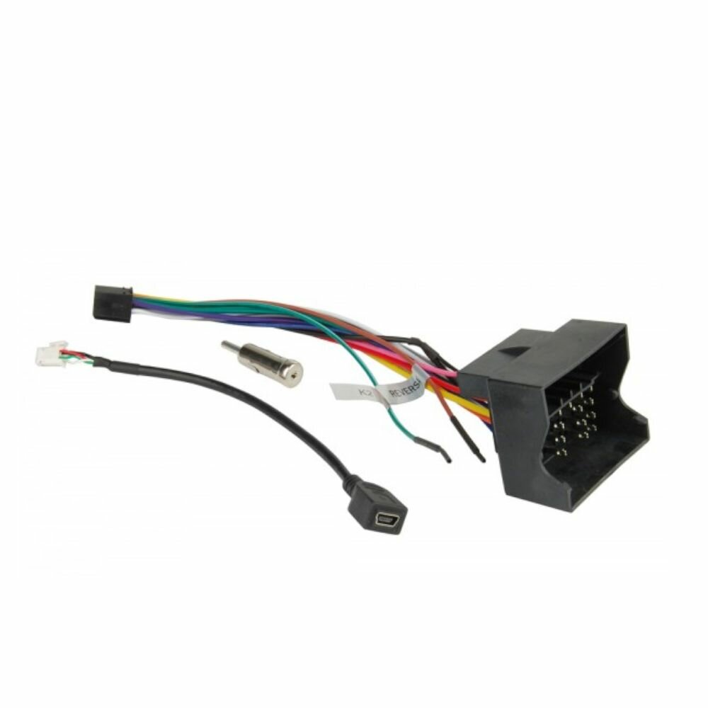 Переходник 16 pin для подключения Android автомагнитолы к автомобилю Ford 2003-2015, разъём 16 пин Андроид магнитолы, провод питания кабель Форд кабель акустический