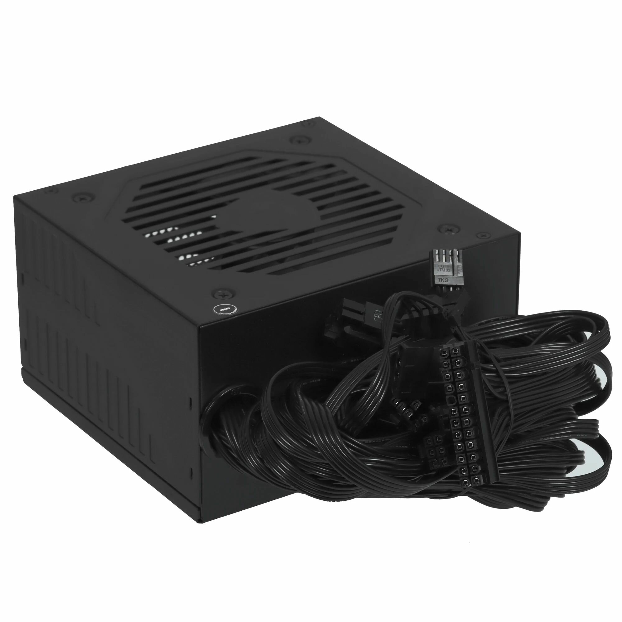 Блок питания MSI MAG A650BNL 80 Plus Bronze (MAG A650BNL) черный - ATX 20+4 пин, 4 pin + 4 pin x2 CPU, 5 SATA, 2 x 6+2 pin PCI-E