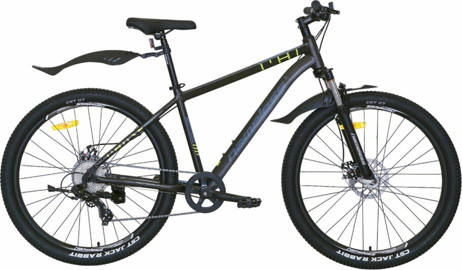 Велосипед Nameless J7800D 27.5 (2026), рама 17" (165-175 см), черный-серебристый