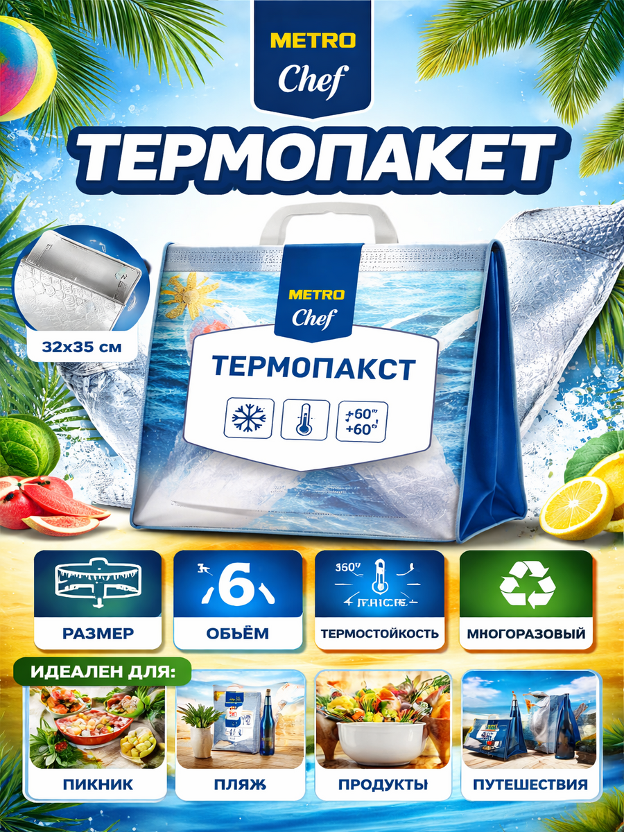 METRO Chef Термопакет 320 x 350мм, 6л