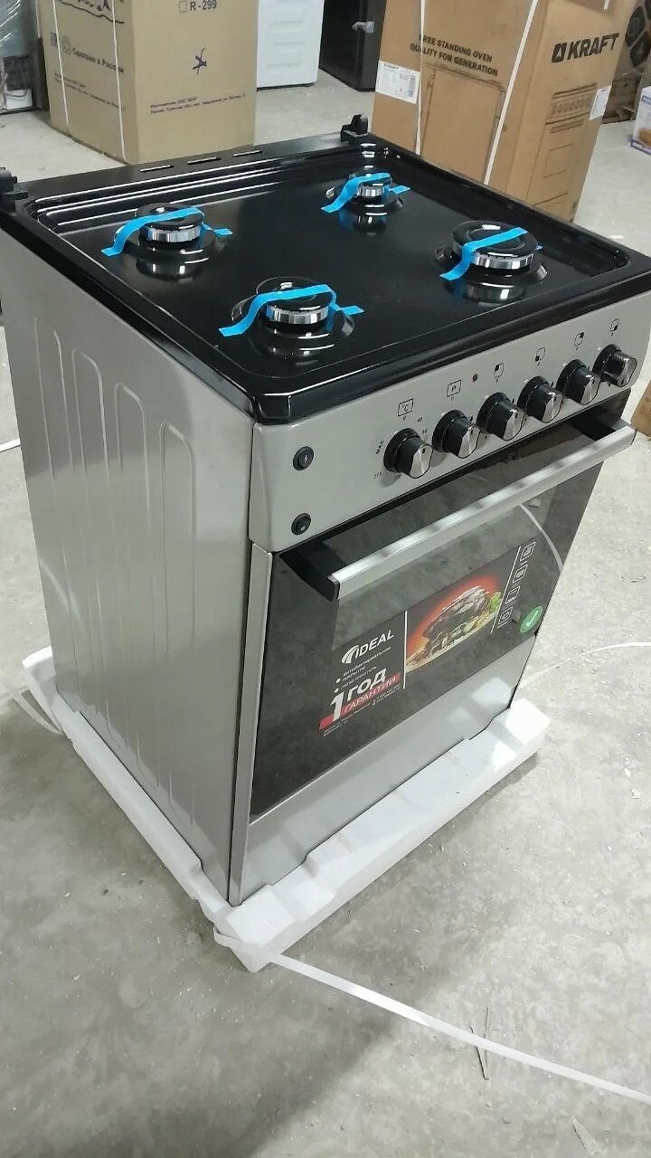 Плита комбинированная IDEAL L 280 (конвекция) ГК чуг. серый, г/контроль (уценка)