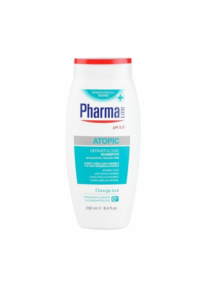 Herbal Pharmline Atopic Шампунь для волос для атопичной кожи, чувствительной кожи головы, 250 мл