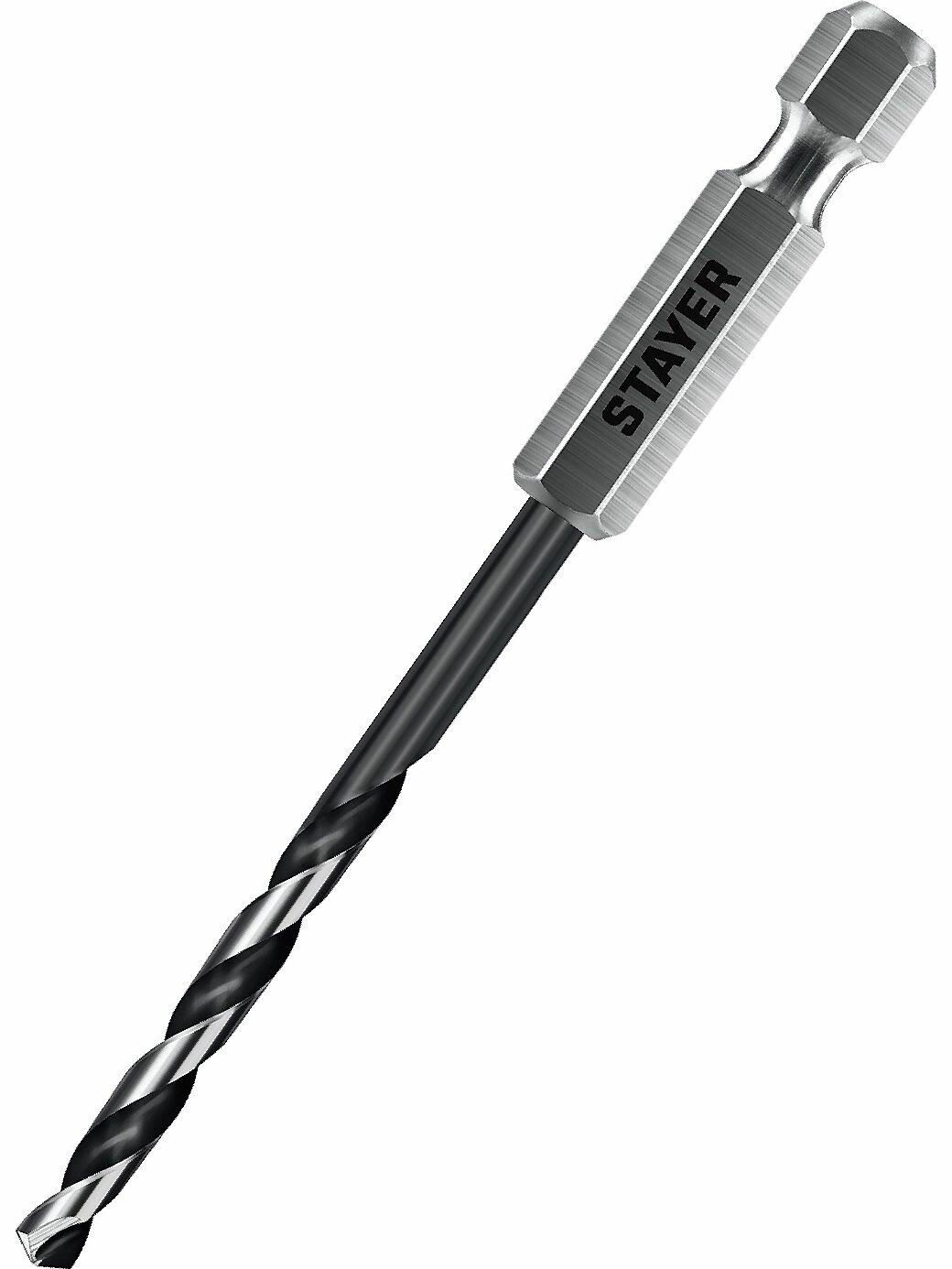 Сверло по металлу для винтовёртов и шуруповертов STAYER HEX-1/4 , d 3.0 х 84 мм