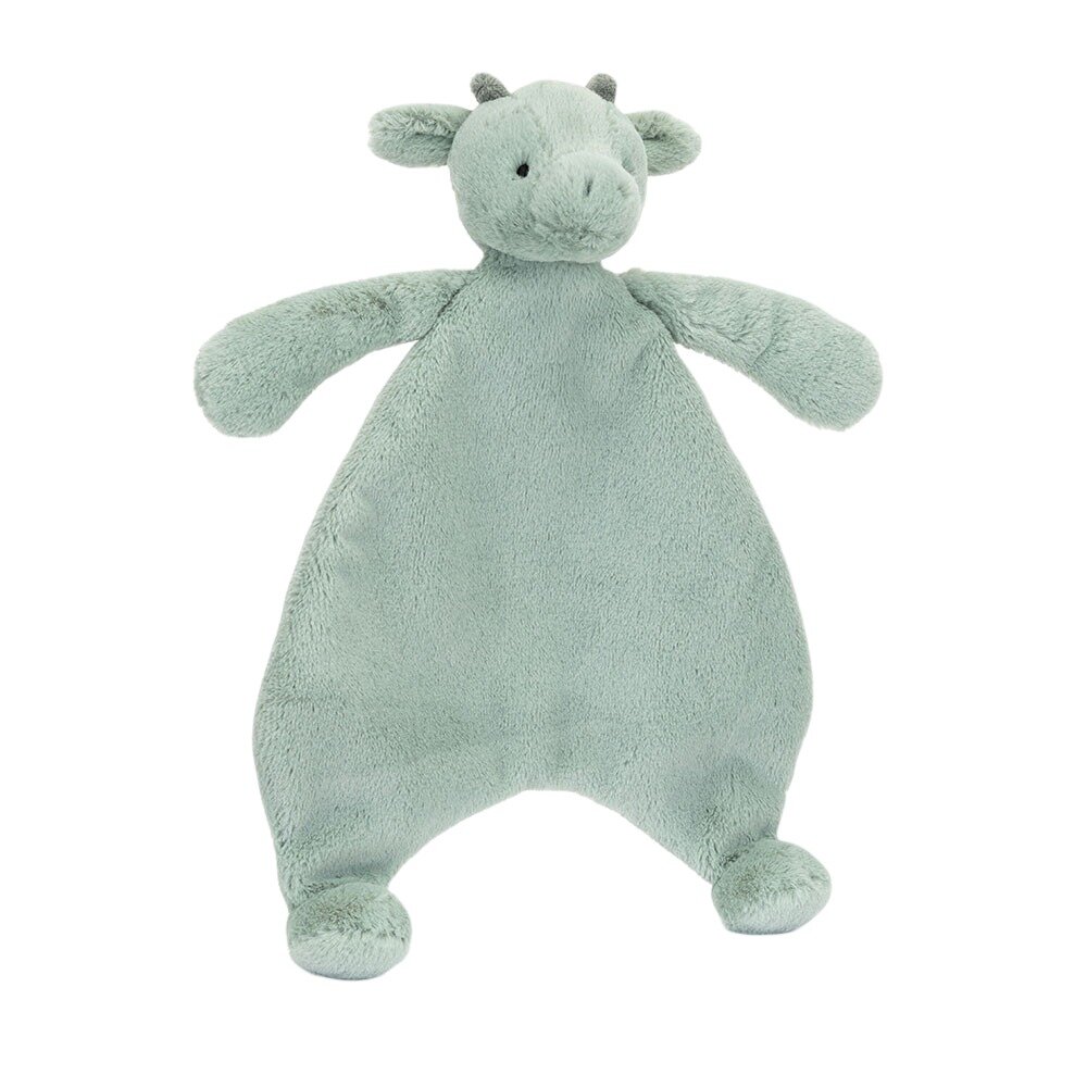 Плюшевая игрушка унисекс JELLYCAT Bashful Dragon Comforter, Shy Dragon Quilt