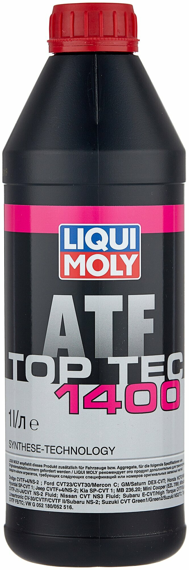 Масло трансмиссионное LIQUI MOLY Top Tec ATF 1400 для вариаторов CVT (1л) 8041