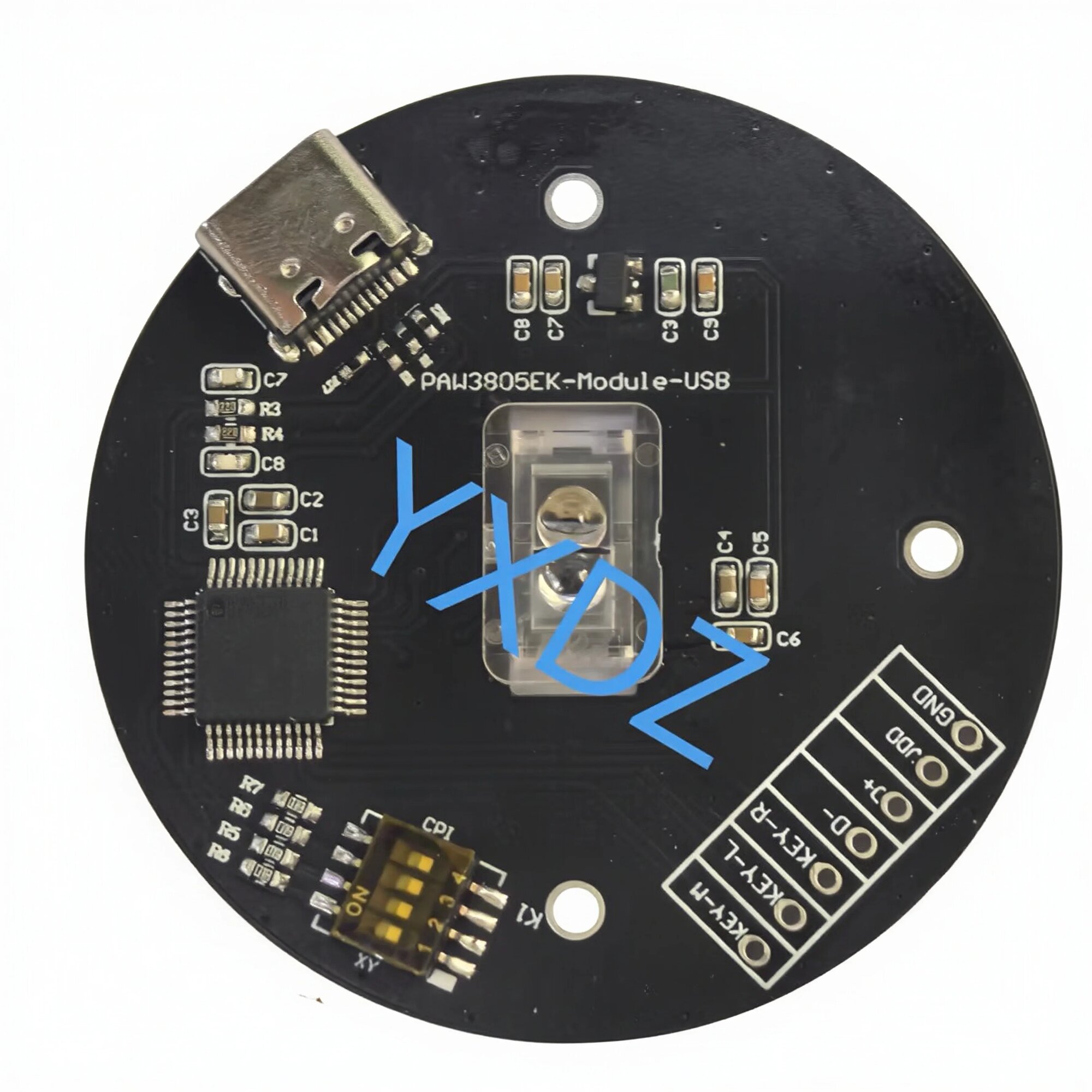 Trackball модуль PIXART PAW3805EK-USB