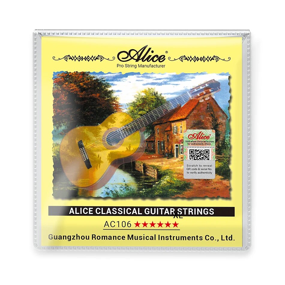Струны для классической гитары Alice AC106-N нейлоновые