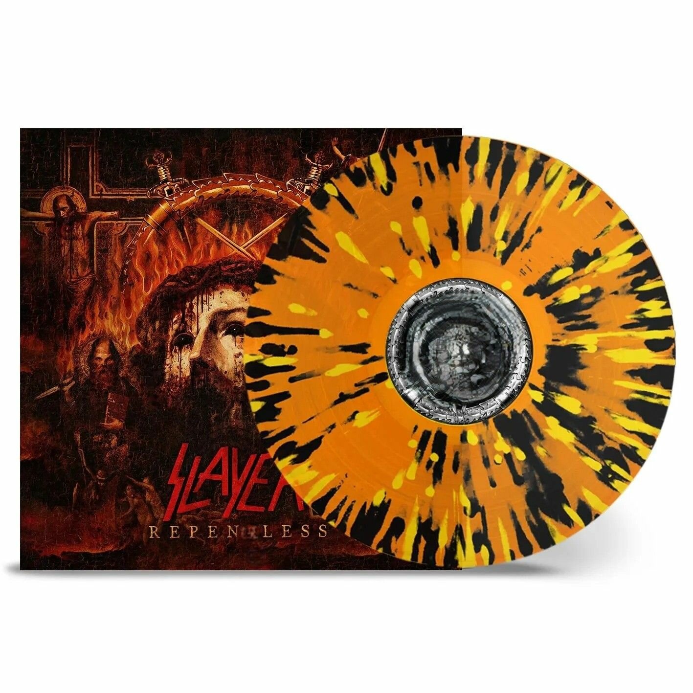 Slayer. Repentless (LP Gatefold/Transparent Orange with Yellow-Black Splatter/Лимитированное издание)