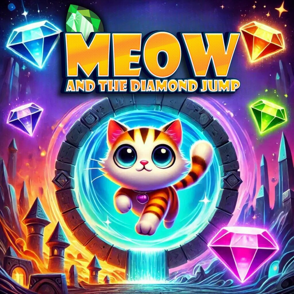 Игра MEOW AND THE DIAMOND JUMP, цифровое издание PlayStation 5, регион Индия / код пополнения баланса