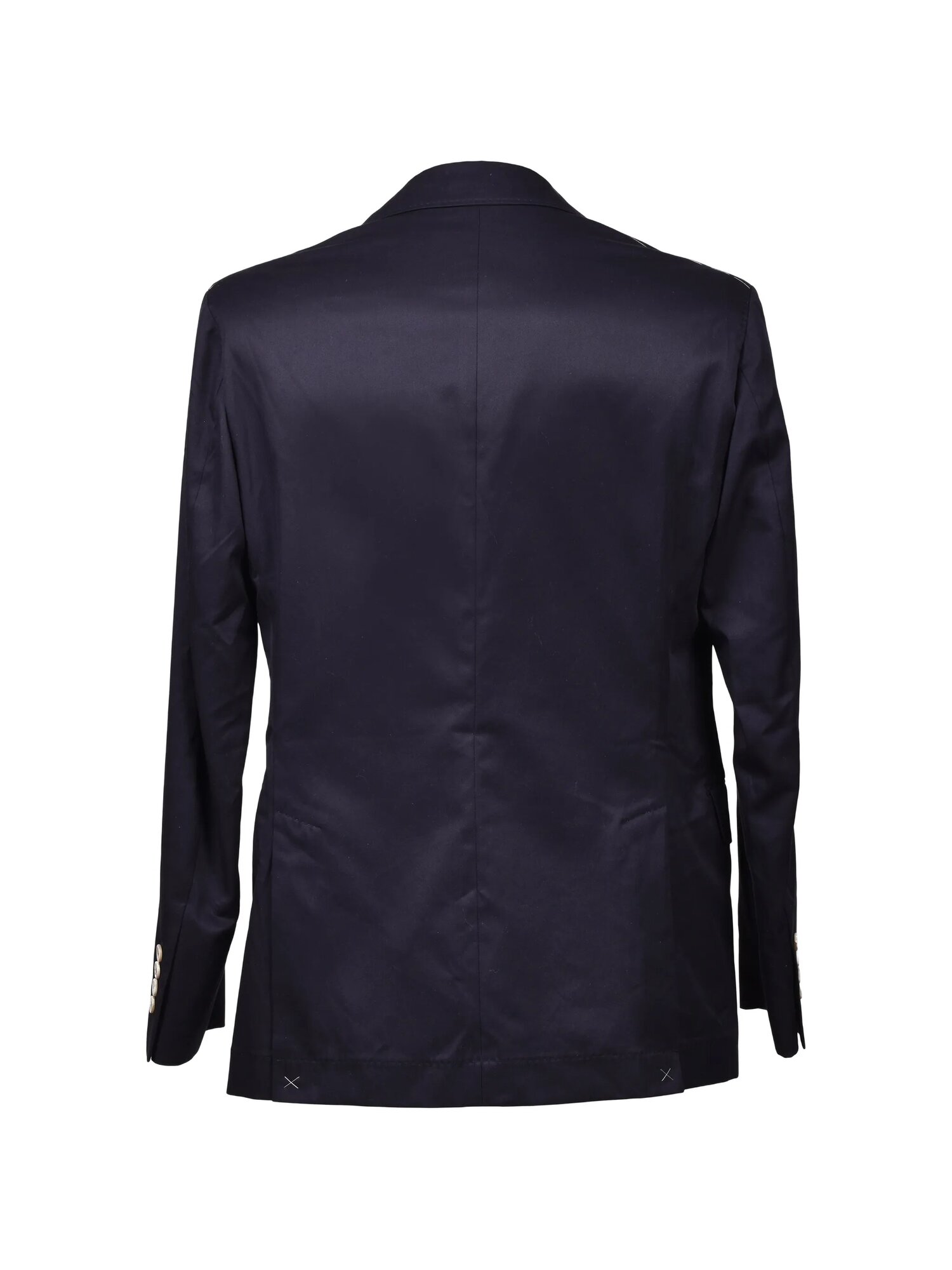 Пиджак BRUNELLO CUCINELLI Peak-lapel single-breasted blazer, размер 52, синий — фото 1