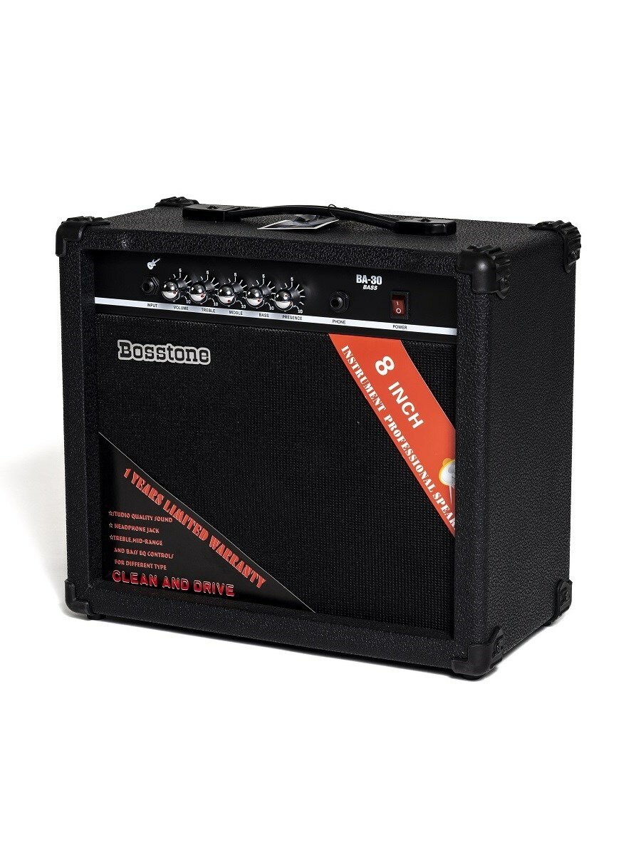 Комбоусилитель басовый Bosstone BA-30W Black