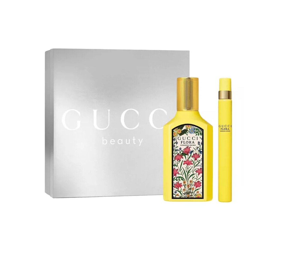 Gucci Flora Gorgeous Orchid set 50 мл + 10 мл парфюмерная вода женская, цветочные, гурманские