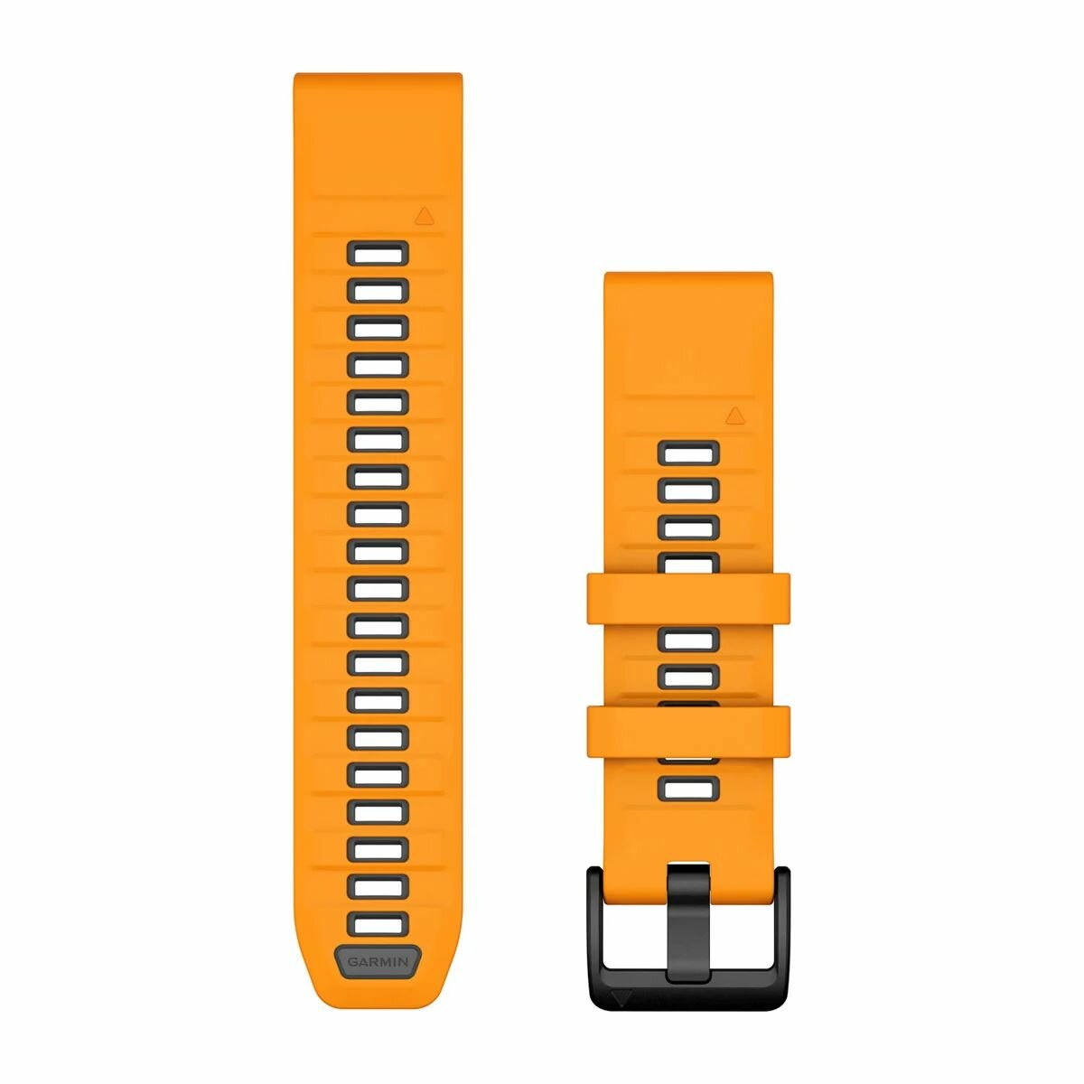 Ремешок для часов Garmin QuickFit 22 Watch Bands Silicone Spark Orange with Graphite (Fenix 8) (010-13392-01)