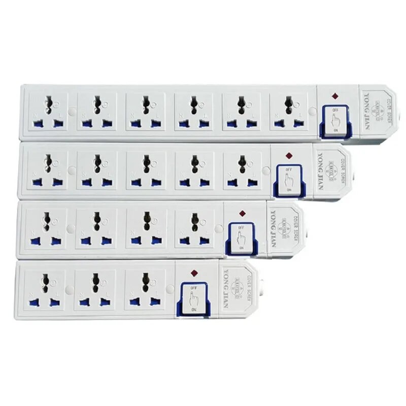 Удлинитель Yong Jian с USB, 3 розетки, 10A, 2500Вт, NO PLUG NO WIRE