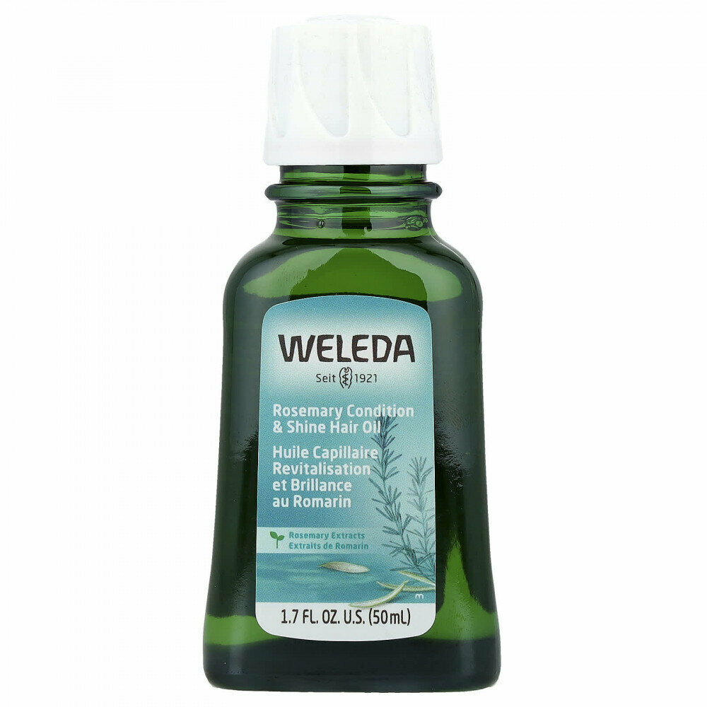Органическое масло для волос 50 мл, Weleda (Веледа) 100% натуральное