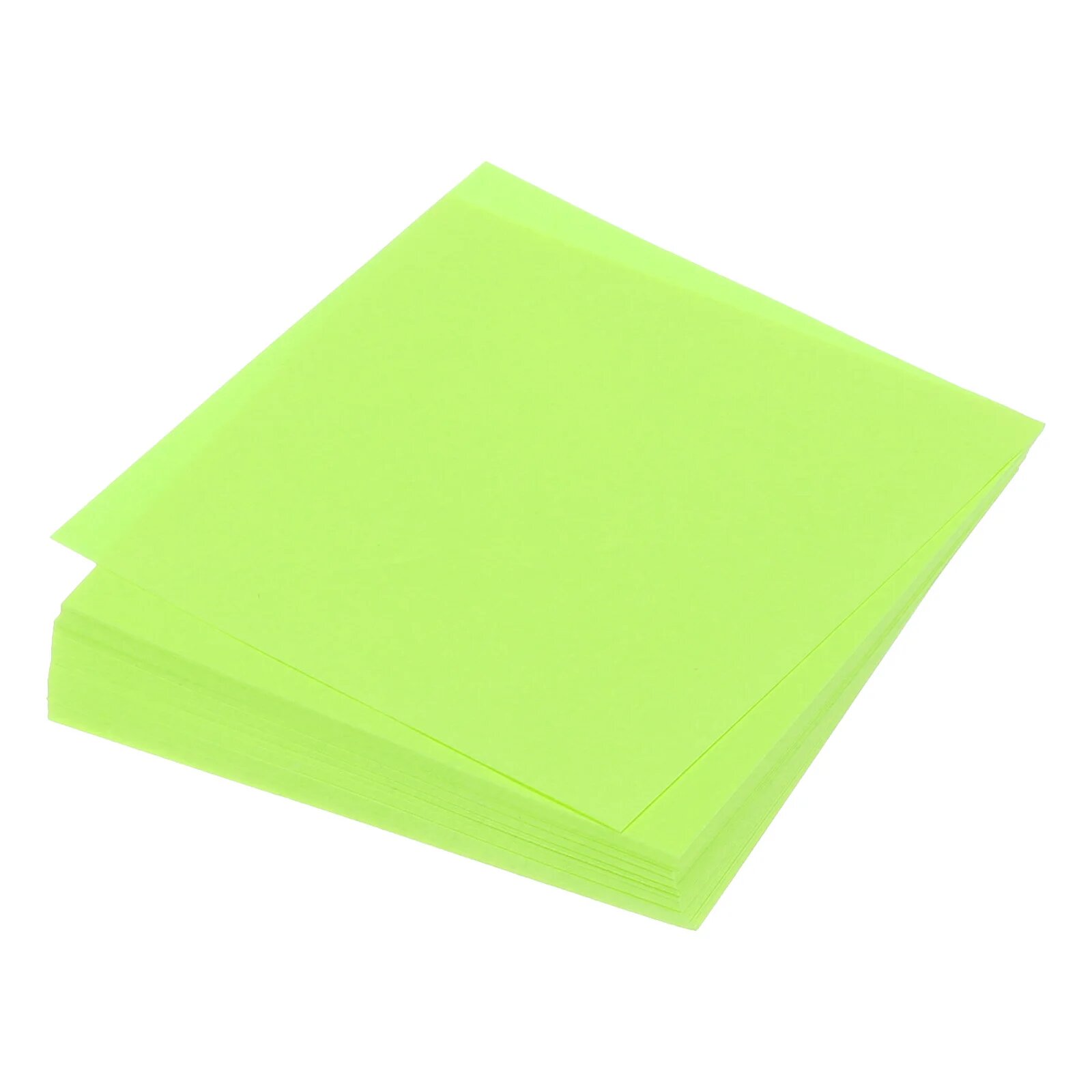 Бумага для оригами, 100 листов, Fluorescent Green