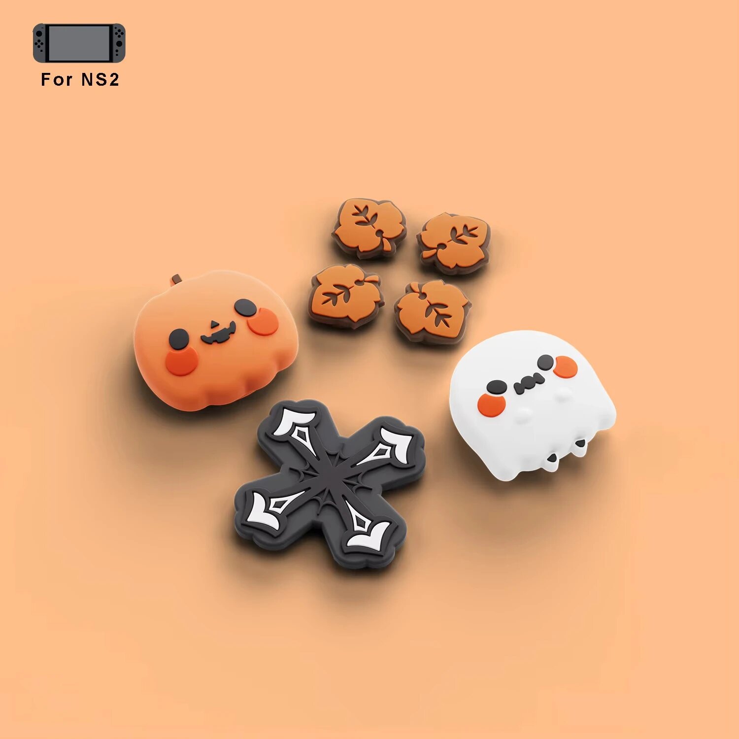 Колпачки для кнопок GeekShare NS2 Pumpkins Ghosts