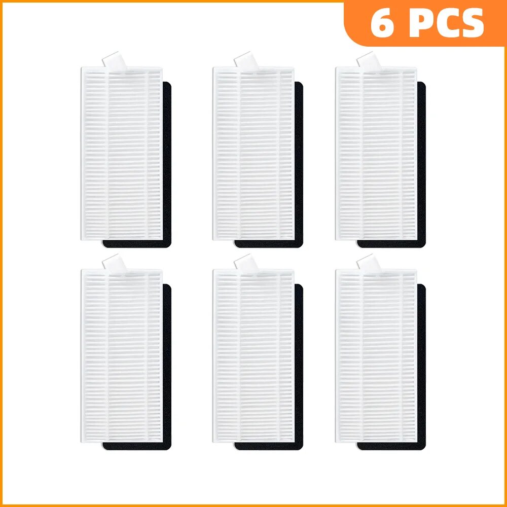Запчасти для роботов-пылесосов ILIFE T20S / A20 / V3x / Polaris PVCR 3600 / G2: HEPA-фильтр, боковая щетка, насадка для влажной уборки