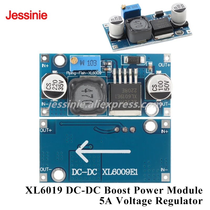 Модуль преобразователя напряжения Jessinie XL6009/XL6019 4А 5А