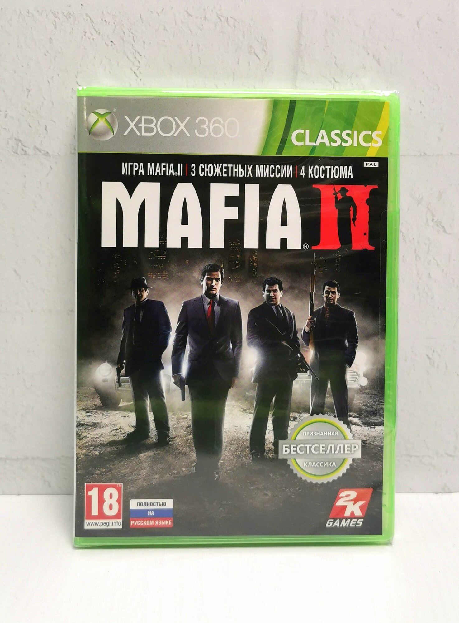 Mafia 2 (II) Полностью на русском Видеоигра на диске Xbox 360. Товар уцененный