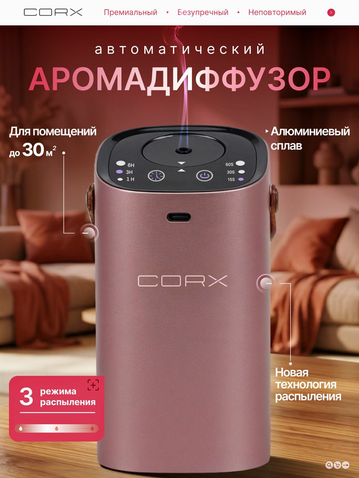 Автоматический аромадиффузор для дома