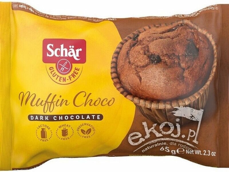 Шоколадный маффин Schar без глютена 10 шт x 65г
