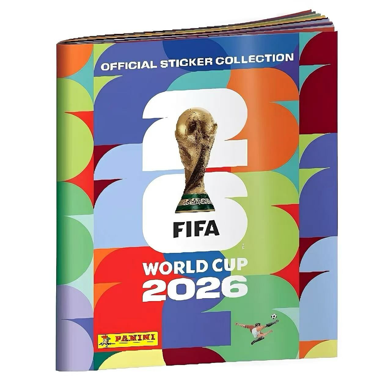 Коллекционный альбом наклеек FIFA World Cup 2026 от Panini, мягкая обложка, подходит детям и взрослым футбольным фанатам