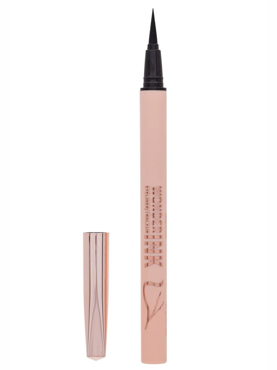 Подводка фломастер для глаз Parisa Cosmetics черная, матовая